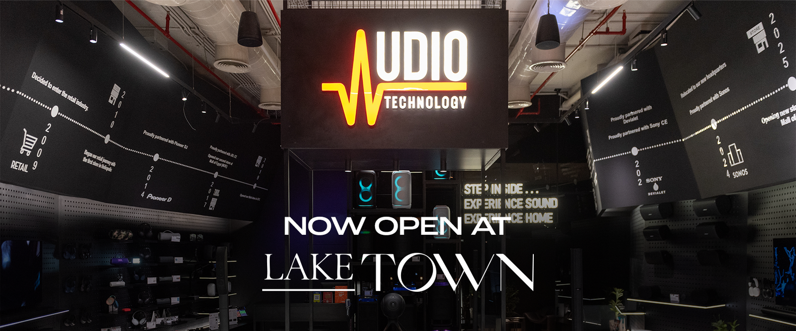 Get now your favorite audio brands from Audio Technology to your doors ...